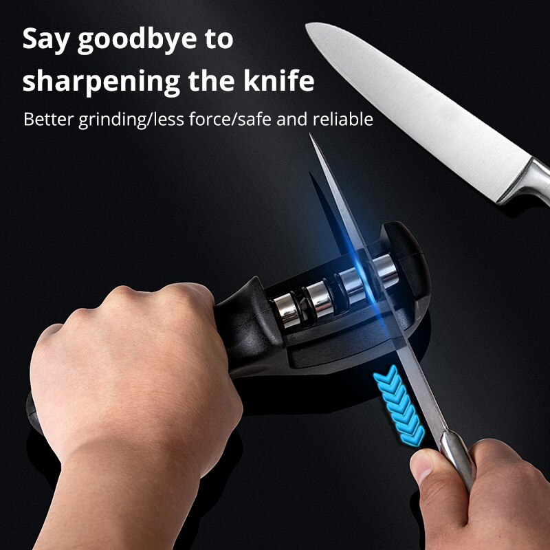 3 Stages Type Quick Sharpening Tool Knife Sharpener Handheld Multi ...